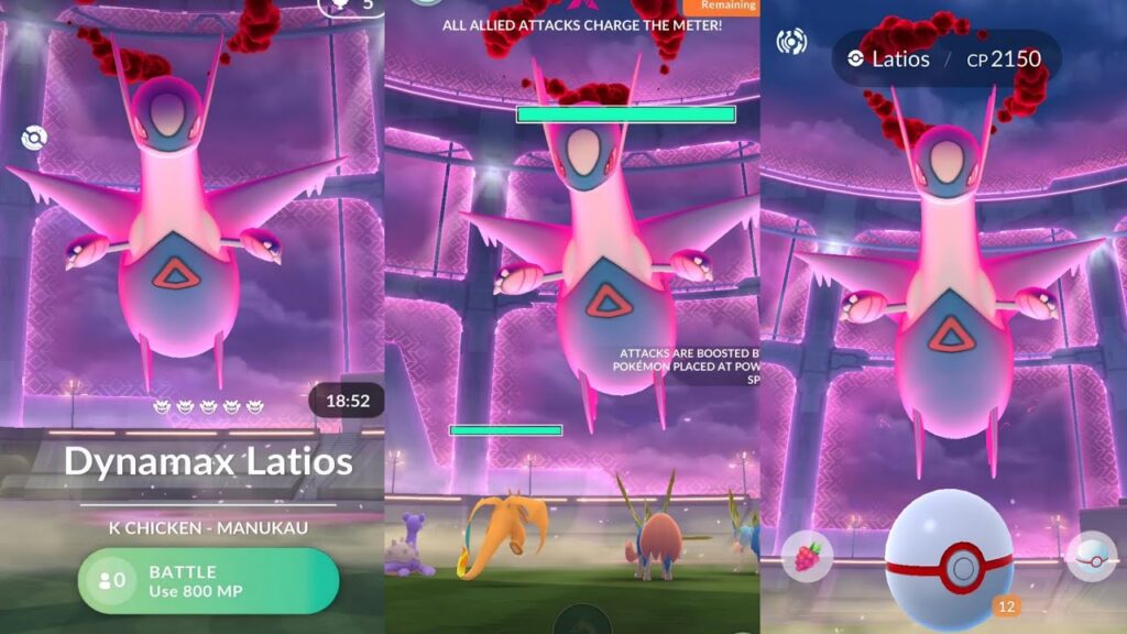 World First Ever Dynamax Latios Raid in Pokémon GO | ポケモンGO 動画まとめ